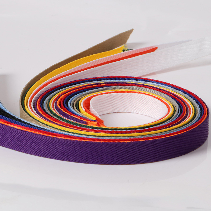 Wholesale Colorful Twill Stripe Polyester Webbing – Garment Side Tape ...
