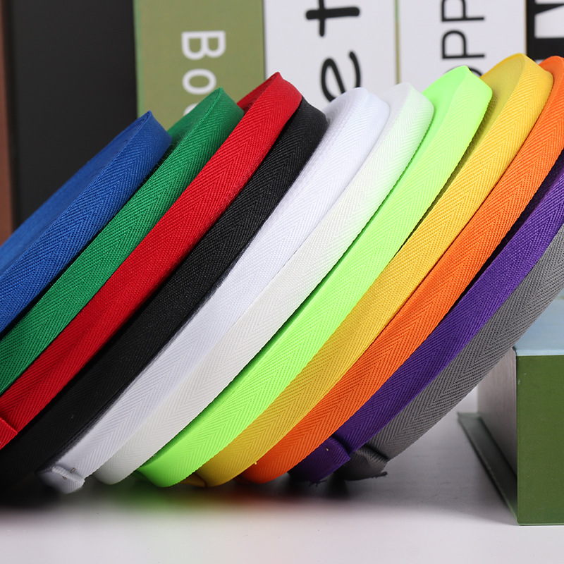 1–4cm Colorful Herringbone Polyester Webbing – Decorative Side Stripe ...