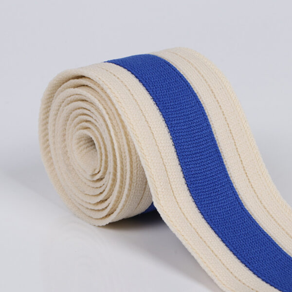 4cm Elastic Striped Ribbed Knit Tape for Sports Pants