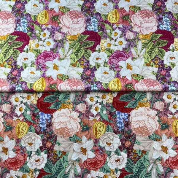 Cotton Digital Print Fabric for Dresses & DIY