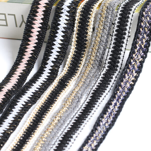 Chanel Style Metallic Braid Trim - a-toptex.com