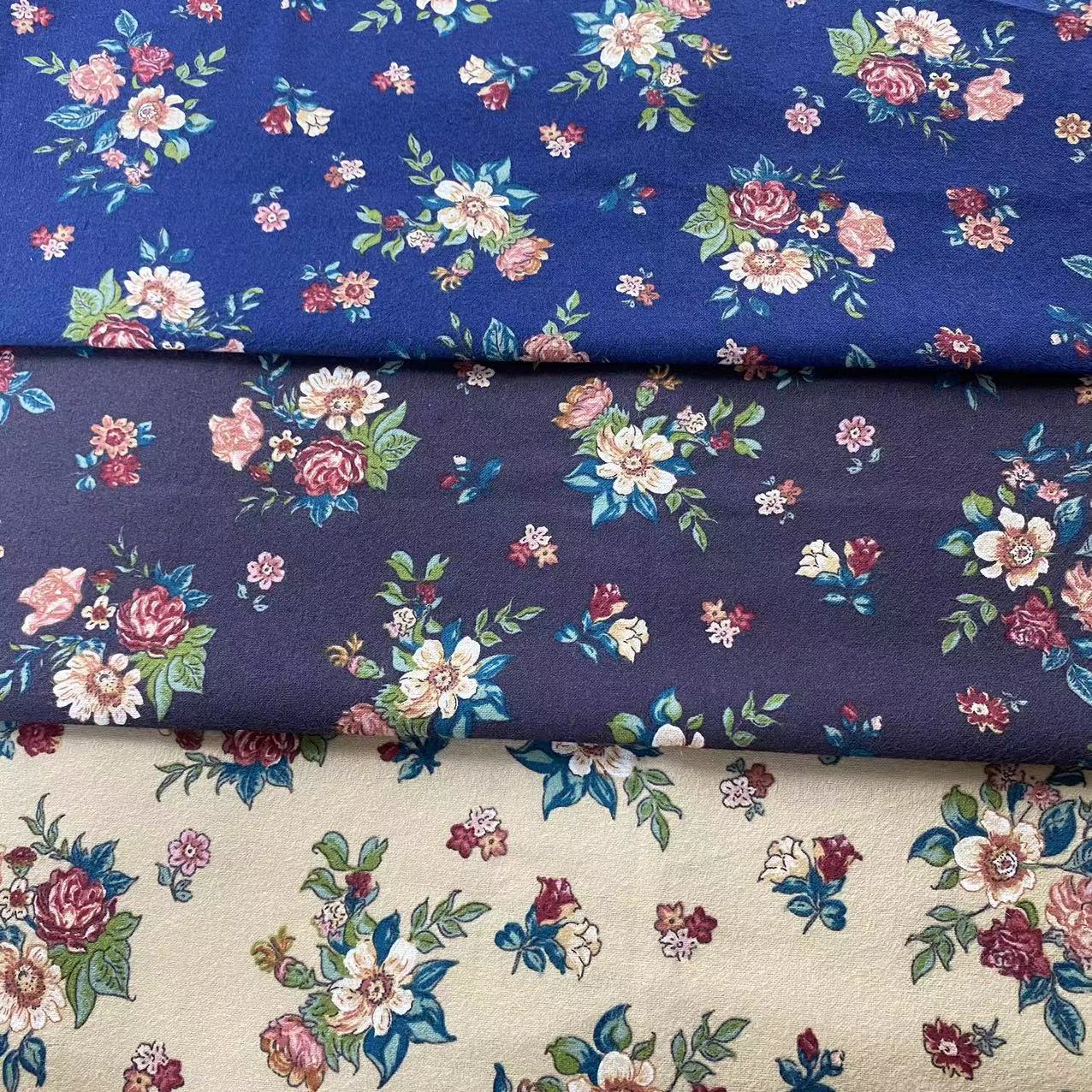 French Country Flannel Cotton Fabric – Winter DIY