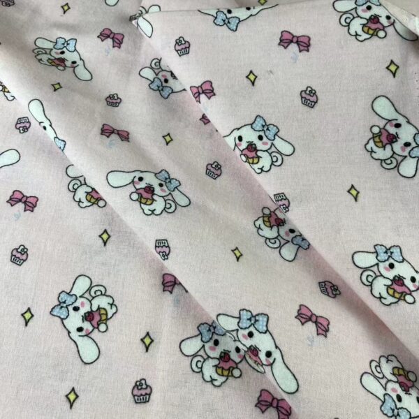 Thick Brushed Cotton Cartoon Fabric for Winter & DIY